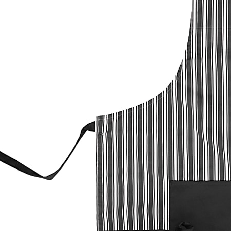 Better Houseware Adjustable Striped Apron Black - Office Depot