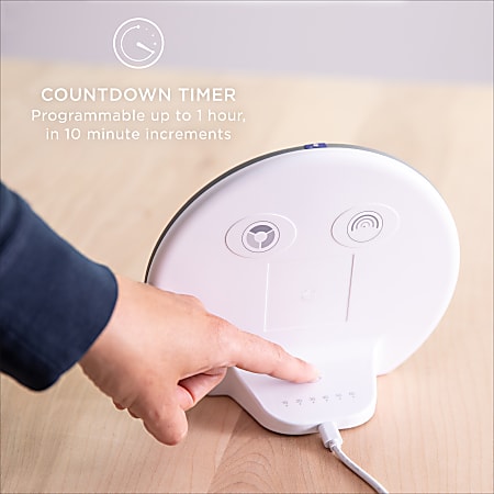 Verilux HappyLight Alba Lamp 7 H x 7 78 W x 12 L - Office Depot