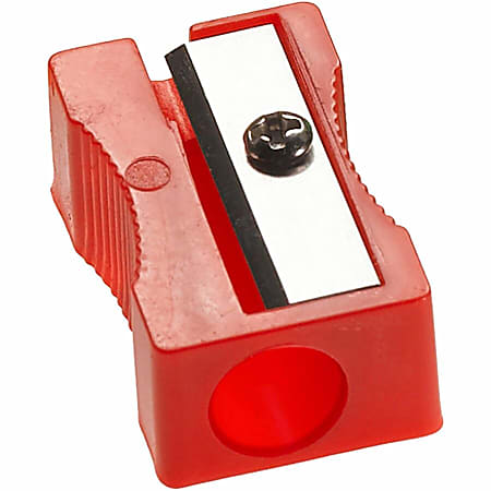 Acme United Plastic Manual Pencil Sharpener Assorted Colors Pack Of 24 Office Depot