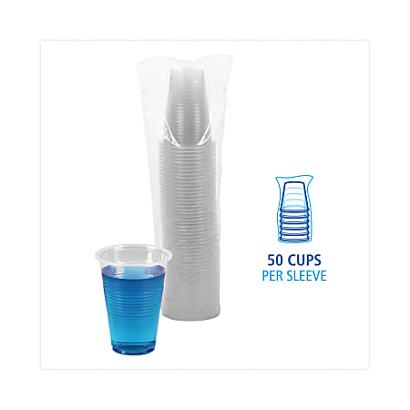 Boardwalk Plastic Cold Cups 16 Oz Clear Pack Of 50 Cups - Office Depot