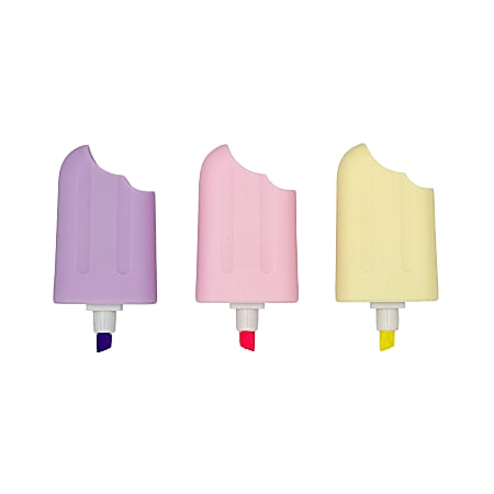 Vivid by Brea Reese Ice Pop Highlighters 3 pack - Office Depot