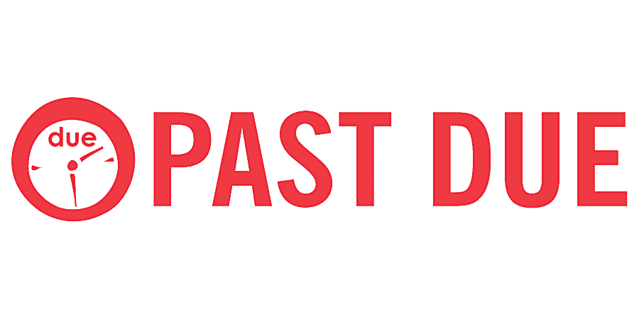 AccuStamp2 Past Due Stamp Shutter Pre Inked One Color PAST DUE ...