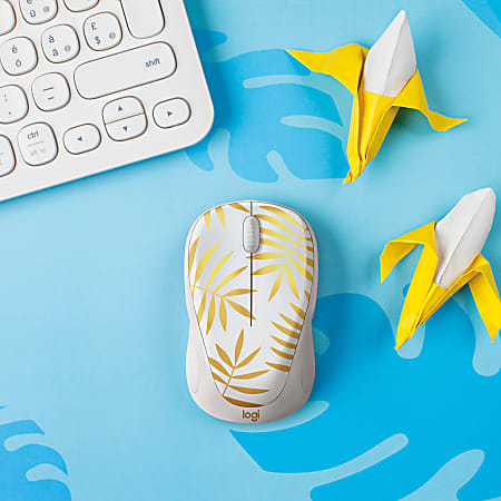 Logitech Design Collection Limited Edition Wireless Mouse Bamboo Dream ...