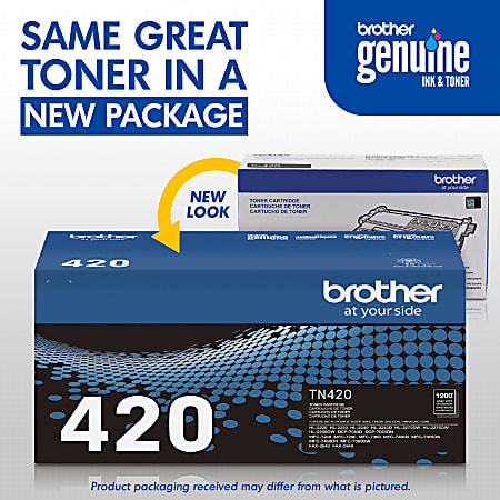 Brother TN 420 Black Toner Cartridge TN 420BK - Office Depot