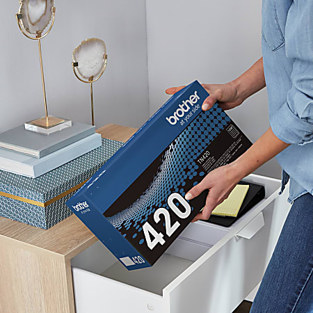 Brother TN 420 Black Toner Cartridge TN 420BK - Office Depot