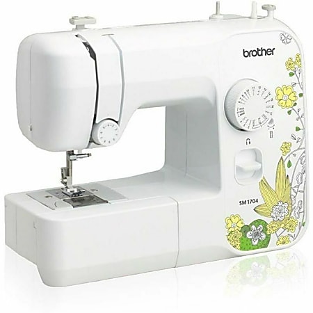 Brother 17 Stitch Sewing Machine White - Office Depot