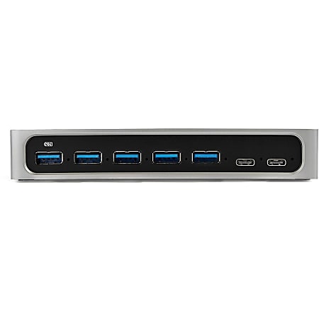 StarTech.com 7 Port USB C Hub USB C to 5x USB A and 2x USB C USB 3.0 7 ...