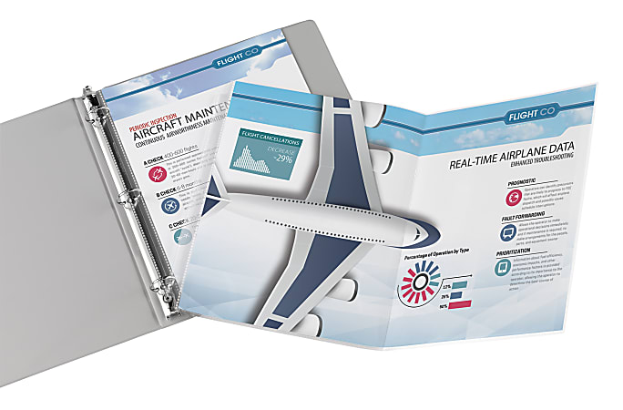 Office Depot Brand Tabloid Size Sheet Protectors 11 x 17 Clear Pack Of ...