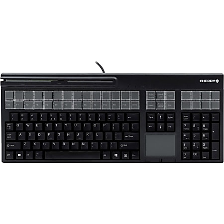 CHERRY LPOS Large Point of Sale Encryptable MSR Keyboard 127 Keys ...