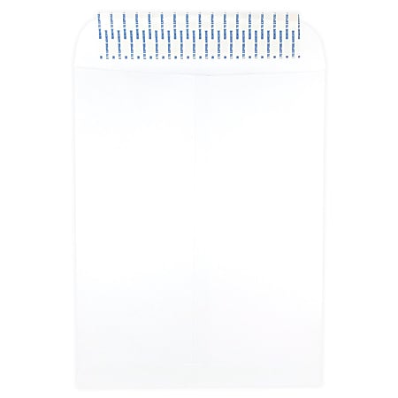 JAM Paper Open End Envelopes 10 x 13 Peel Seal Closure White Pack Of ...