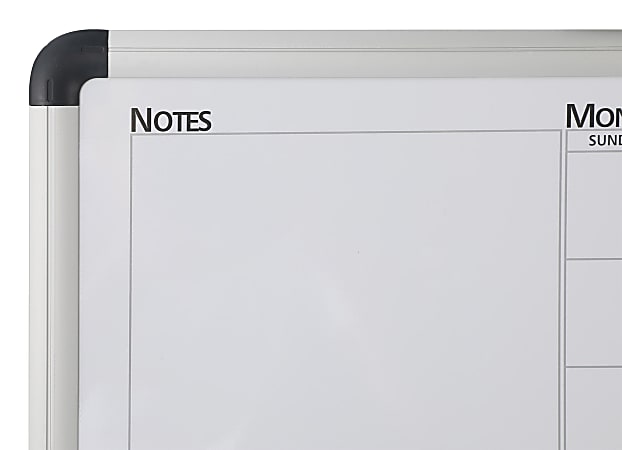 Realspace Magnetic Dry Erase WhiteboardCork Calendar Board 18 x 24 ...