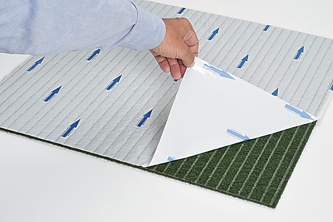 Foss Floors Grizzly Peel Stick Carpet Tiles 24 x 24 Fern Set Of 15 ...