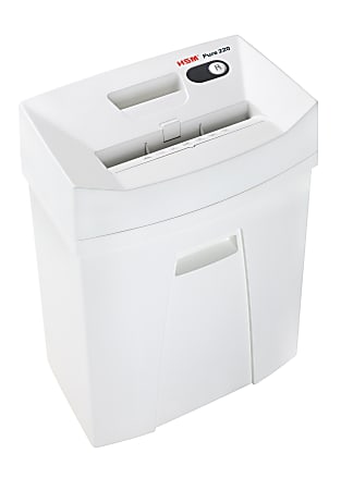HSM Pure 220 Strip Cut Shredder Strip Cut 13 15 Per Pass 5.3 gal Waste ...
