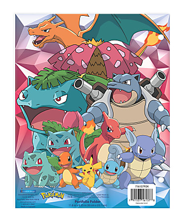 Pokemon 2 Pocket Paper Folder 11.75 x 9.5 - Office Depot