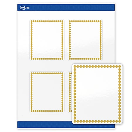 Avery Print To The Edge Labels Sure Feed S00 DJ8 PRWGP10 4 x 3 13 ...