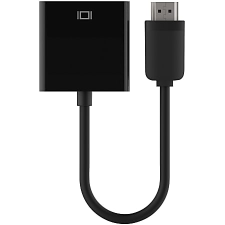 Belkin HDMI To VGA 3.5mm Audio Adapter - Office Depot
