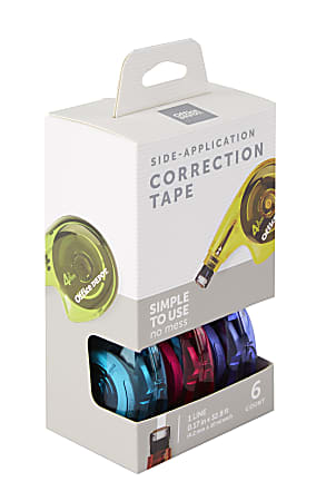 Office Depot Brand Side Application Correction Tape 1 Line x 392 ...