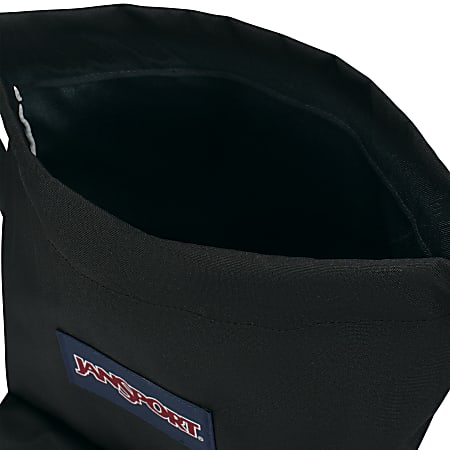 Jansport Draw Sack 80percent Recycled Black - Office Depot