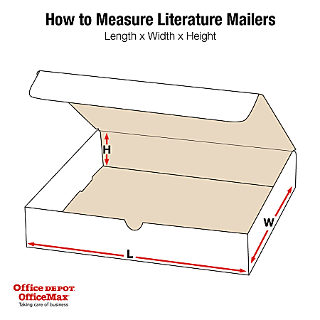 Partners Brand White Literature Mailers 12 x 11 34 x 3 14 Pack Of 50 ...