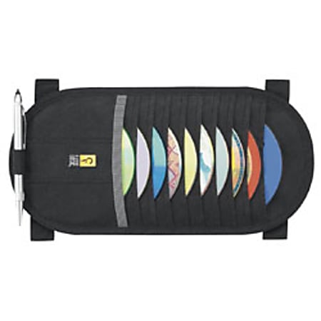 Case Logic CD Visor 10 CD Capacity Black - Office Depot