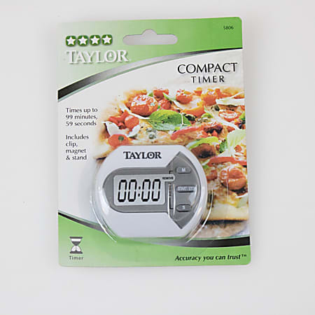 Taylor 5806 Portable Digital Timer - Office Depot