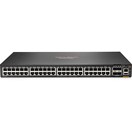 HPE 6300F 48 port 1GbE and 4 port SFP56 Switch 48 Ports Manageable 3 ...