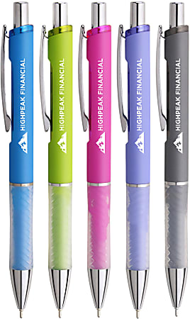 Custom Debossed Bella Luna Brite Journal Pen Set - Office Depot