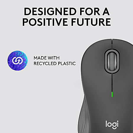 Logitech Signature M550 L Full Size Wireless Mouse Graphite 910 006591 ...