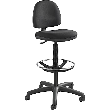 Safco Precision Extended Height Fabric Chair Black - Office Depot