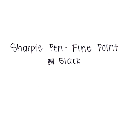 Sharpie Fine Point Pens Fine Point Black Barrels Black Ink Pack Of 12 ...