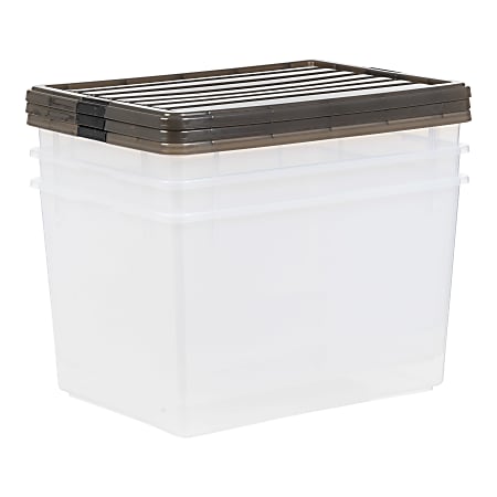 Iris Box 144 Qt Gray Pack Of 3 Boxes - Office Depot