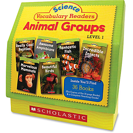 Scholastic Science Vocabulary Readers Set Animal Groups - Office Depot