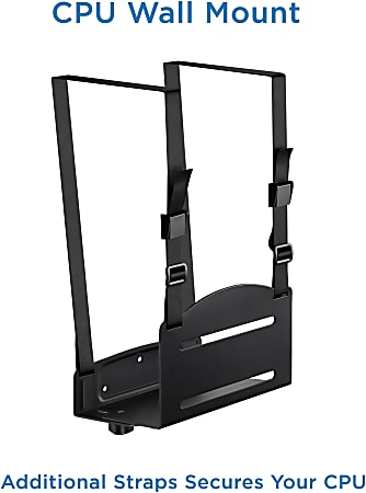Mount It Monitor And Keyboard Steel Wall Mount With CPU Holder For 32 ...