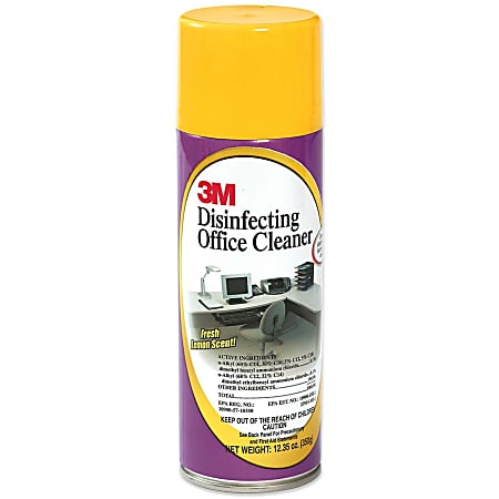 3M Disinfecting Office Cleaner 12.35 Oz. Aerosol Can - Office Depot
