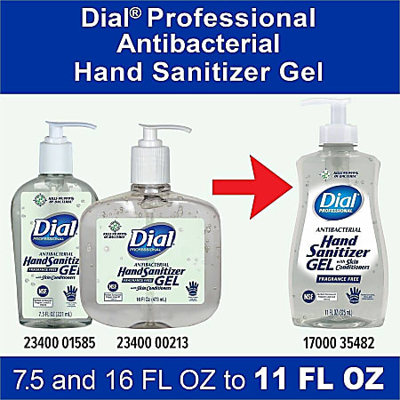 Dial Professional Hand Sanitizer Gel 35482 - Office Depot