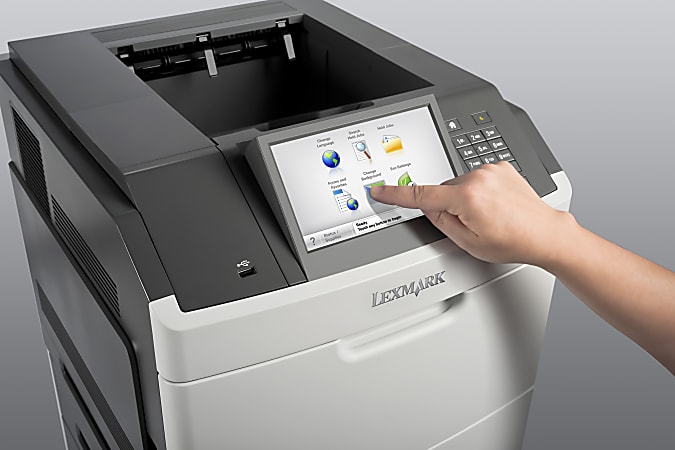 Lexmark MS812dtn Monochrome Laser Printer - Office Depot
