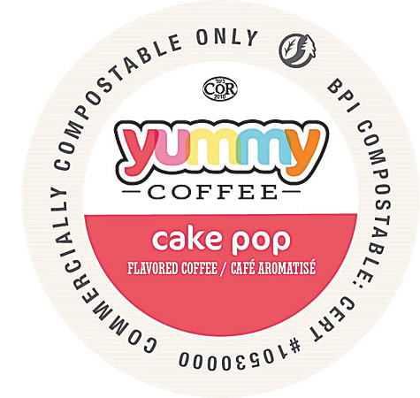Yummy Coffee Cake Pop Flavored Coffee Pods Vanilla Pack Of 20 Pods ...