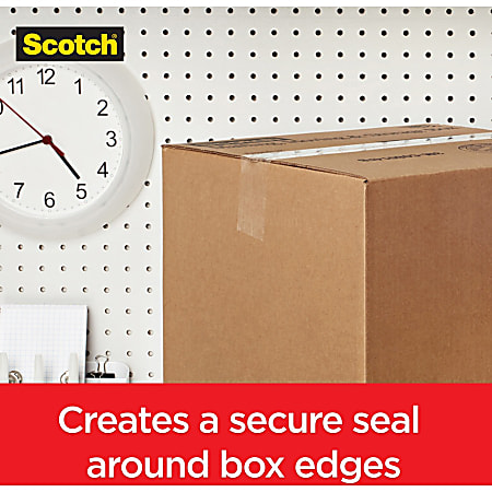 Scotch Box Lock Packaging Tape with Dispenser 1.88 x 163.8 Clear ...