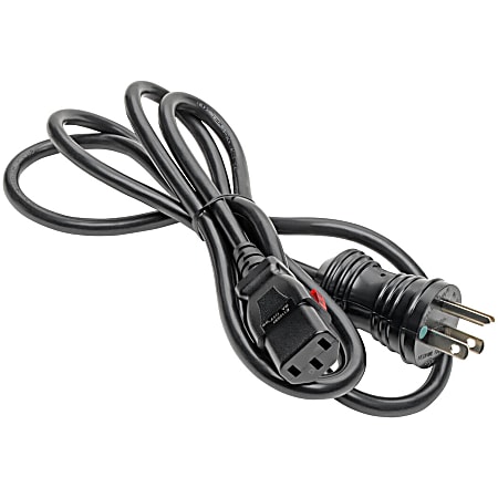 Tripp Lite Hospital Grade Power Cord 6 Black - Office Depot