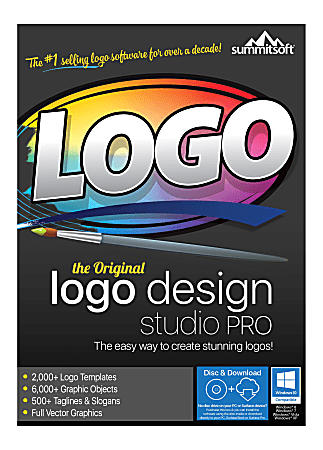 Summitsoft Logo Design Studio Pro Disc - Office Depot