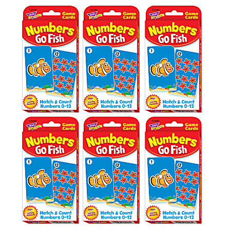 TREND Challenge Cards Numbers Go Fish 3 18 x 5 14 Pre K to Grade 3 Pack ...