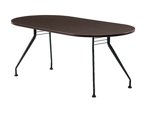 Global Conference Table Race Track 36 H x 72 W x 29 D Dark ...