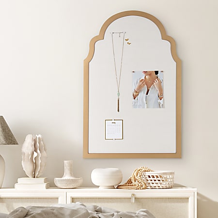 Kate and Laurel Holbrook Arch Non Magnetic Framed Pinboard 24 x 36 Off ...