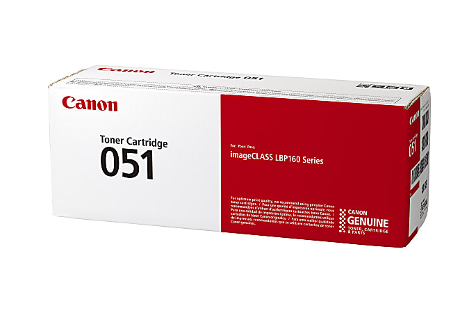 Canon 051 Black Toner Cartridge 2168C001 - Office Depot
