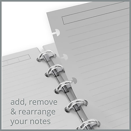 TUL Discbound Notebook With 3 Customizable Reversible Poly Covers ...