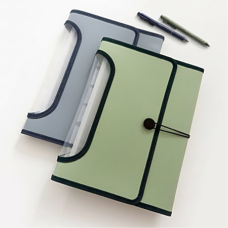 Office Depot Brand 7 Pocket Expanding File With Clear View Letter Size ...
