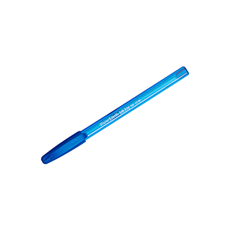 Paper Mate InkJoy 100 Stick Pens Medium Point 1.0 mm Translucent Blue ...