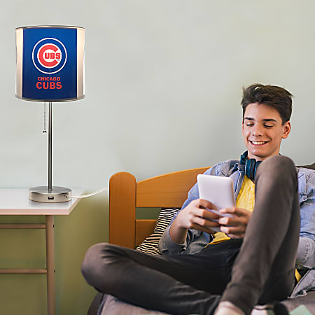 Imperial MLB Table Lamp 19 H Chicago Cubs - Office Depot