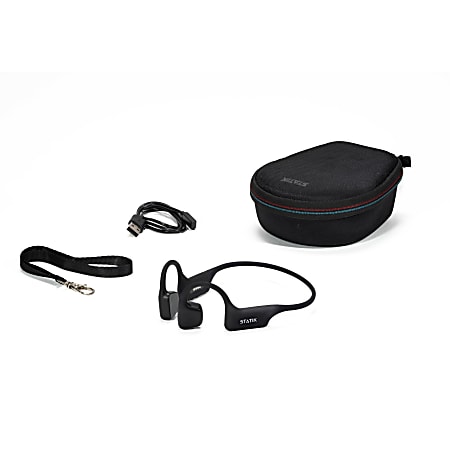 KeySmart Statik Aktive Bone Conduction Waterproof Headphones Black ...
