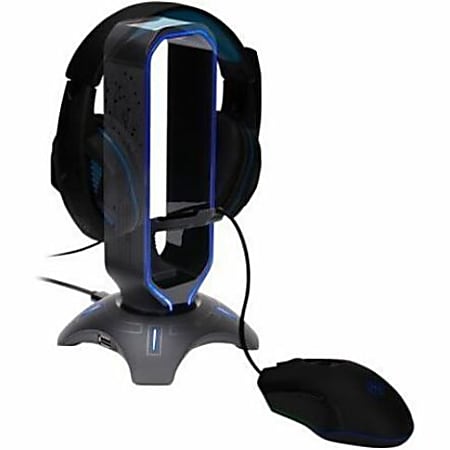 Enhance Headset Stand Desktop Desk Black For Headset Game USB Hub USB ...